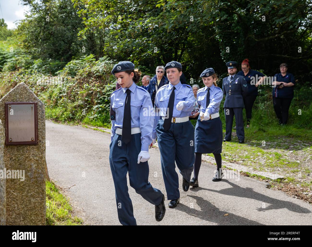 Camborne, Cornwall, 29th July 2023, Mayor of Camborne, Zoe Fox, joined ...