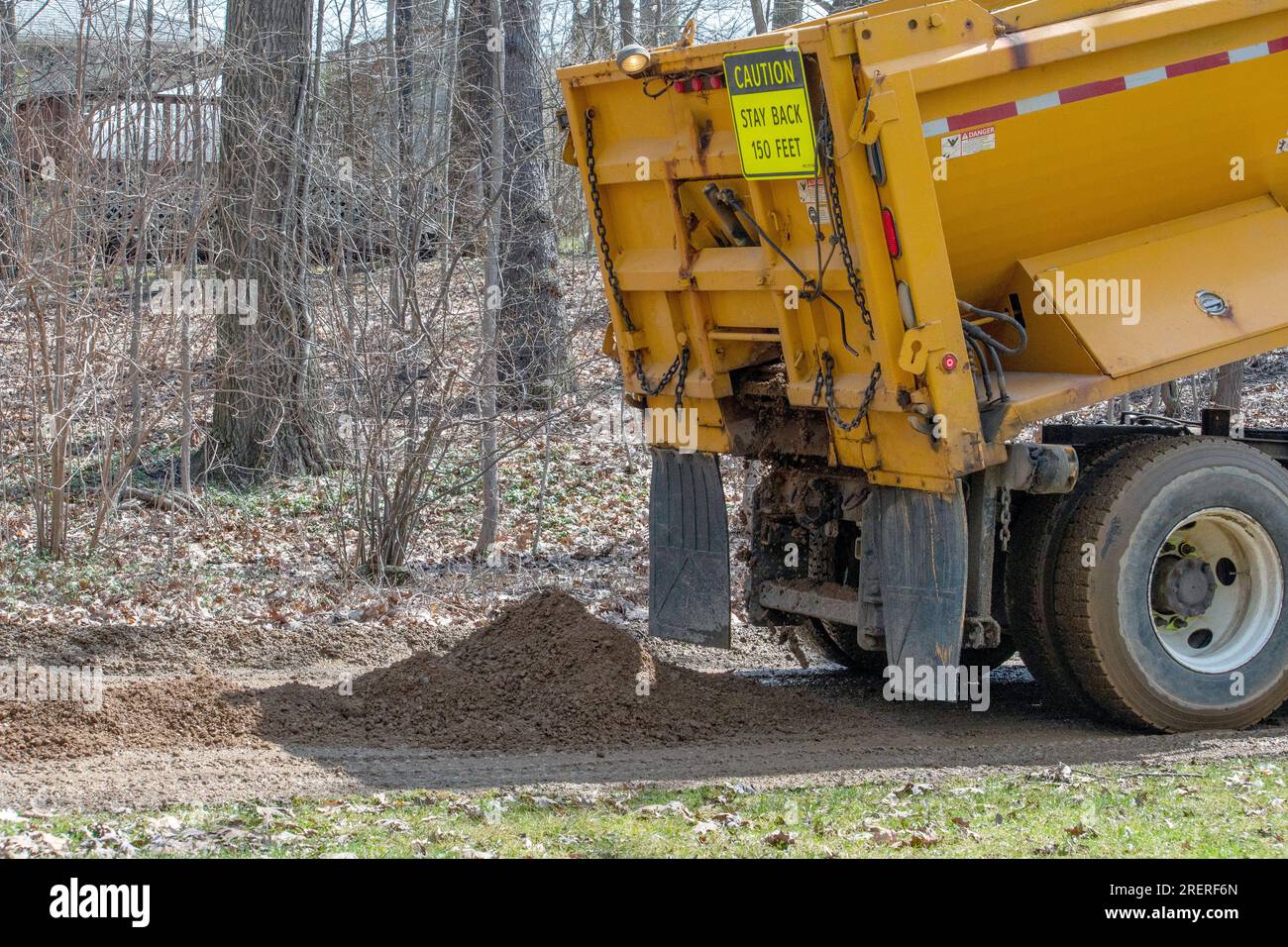Wheel truck container on road hi-res stock photography and images - Alamy