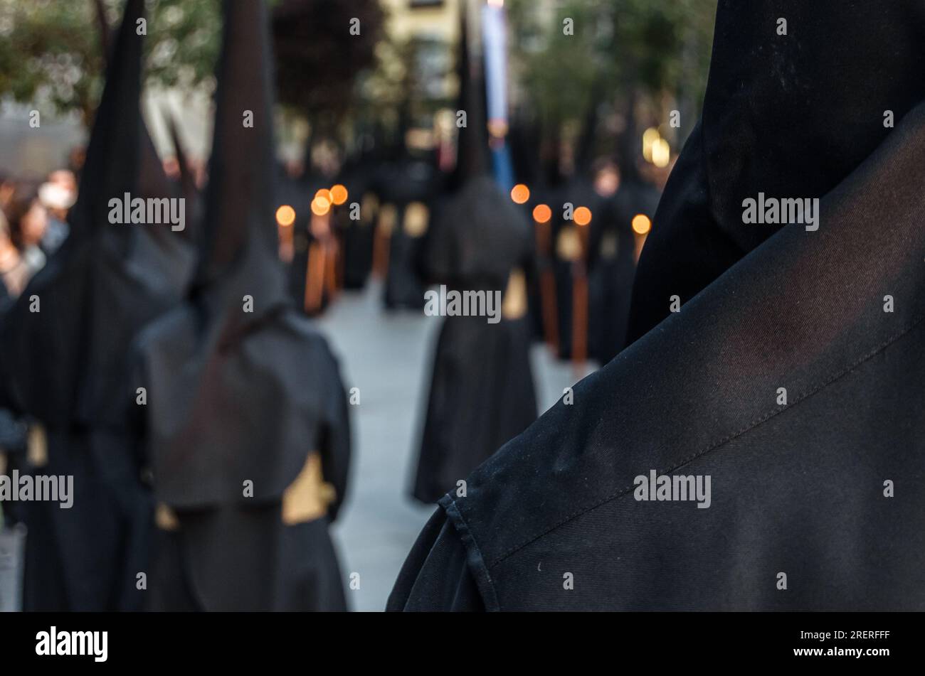 Traditional Holy Week procession in Madrid, Spain Stock Photo - Alamy