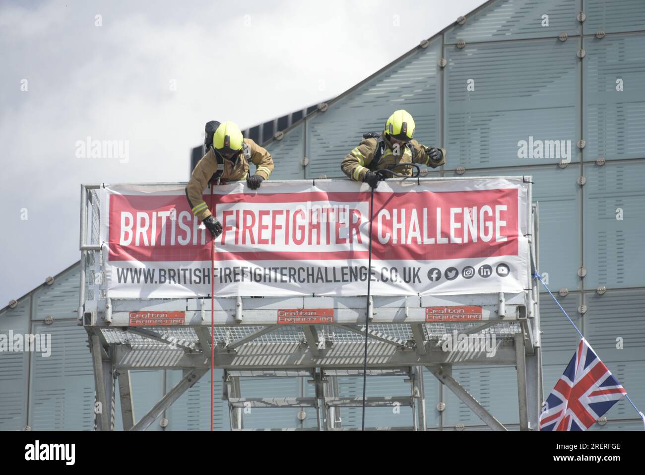 Manchester, UK, 29th July, 2023. British Firefighter Challenge ...