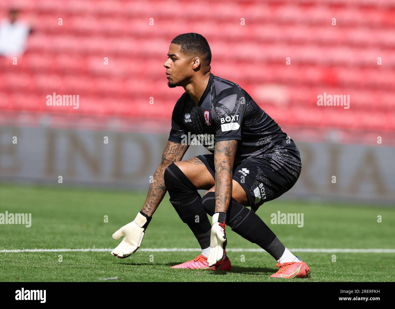 Seny Dieng of Middlesbrough in action during the Pre-season friendly ...