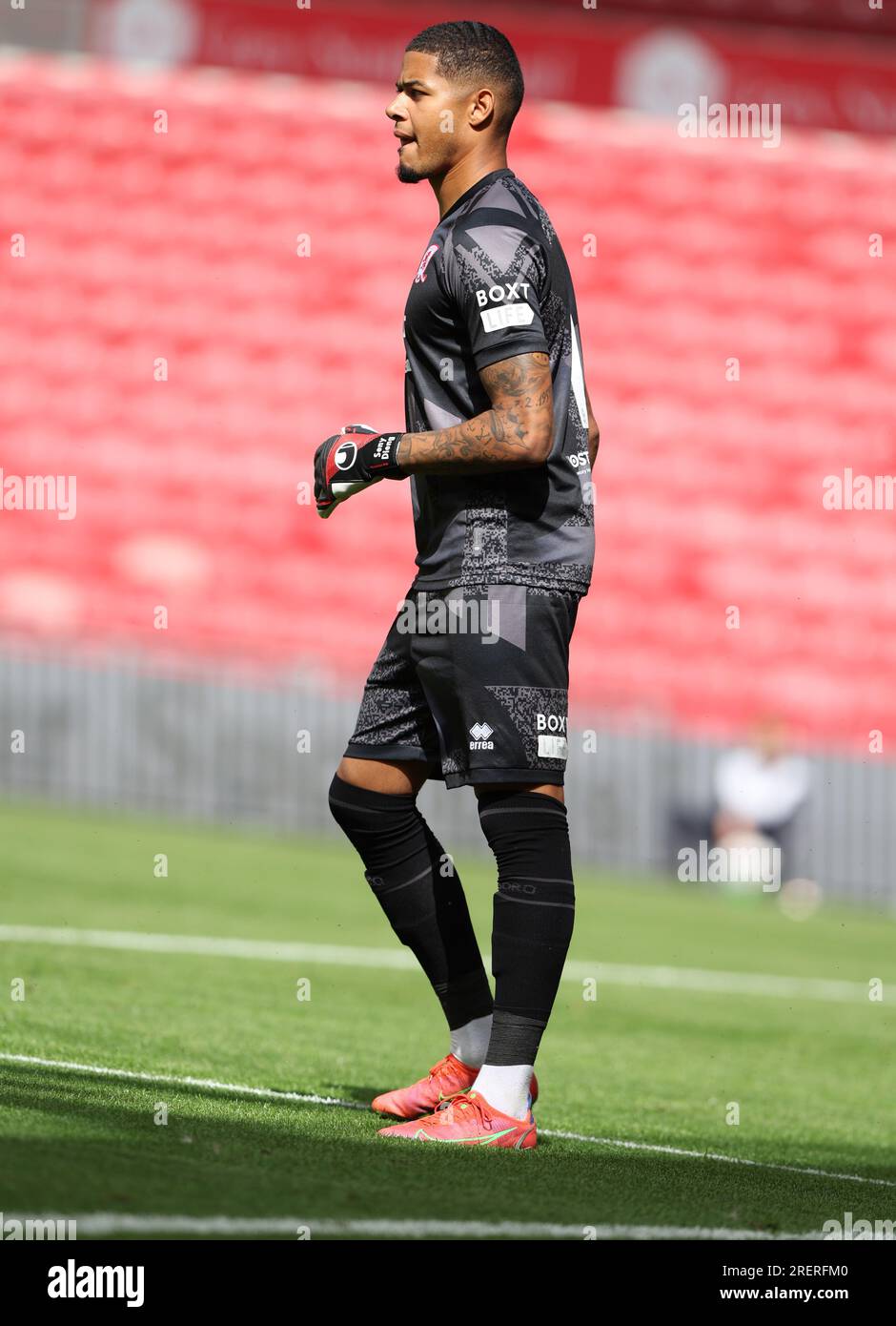 Seny Dieng of Middlesbrough in action during the Pre-season friendly ...