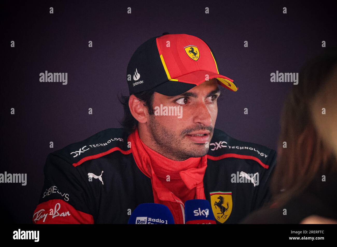 #55 Carlos Sainz, (ESP) Scuderia Ferrari during the Belgian GP, Spa ...