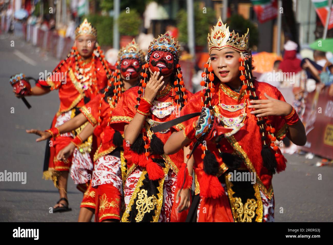 Topeng dance or beksan topeng dance from West Java. topeng dance is a ...