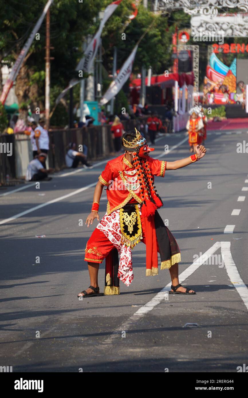 Topeng dance or beksan topeng dance from West Java. topeng dance is a ...