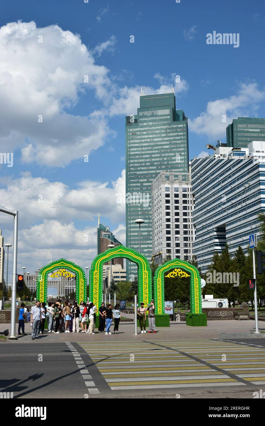 Astana (Nur-Sultan), Kazakhstan – Modern architecture in Astana (Nur ...