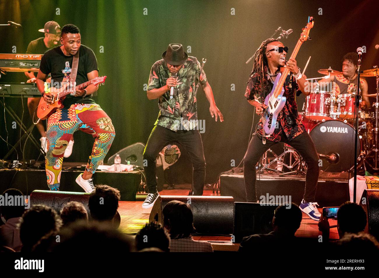 Mokoomba on stage at The Apex Stock Photo - Alamy