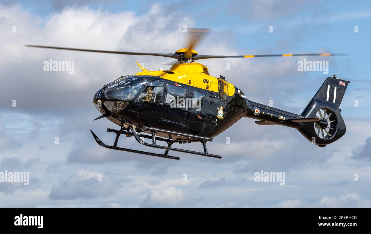 Royal Air Force - Juno HT1 training helicopter arriving at RAF Fairford ...