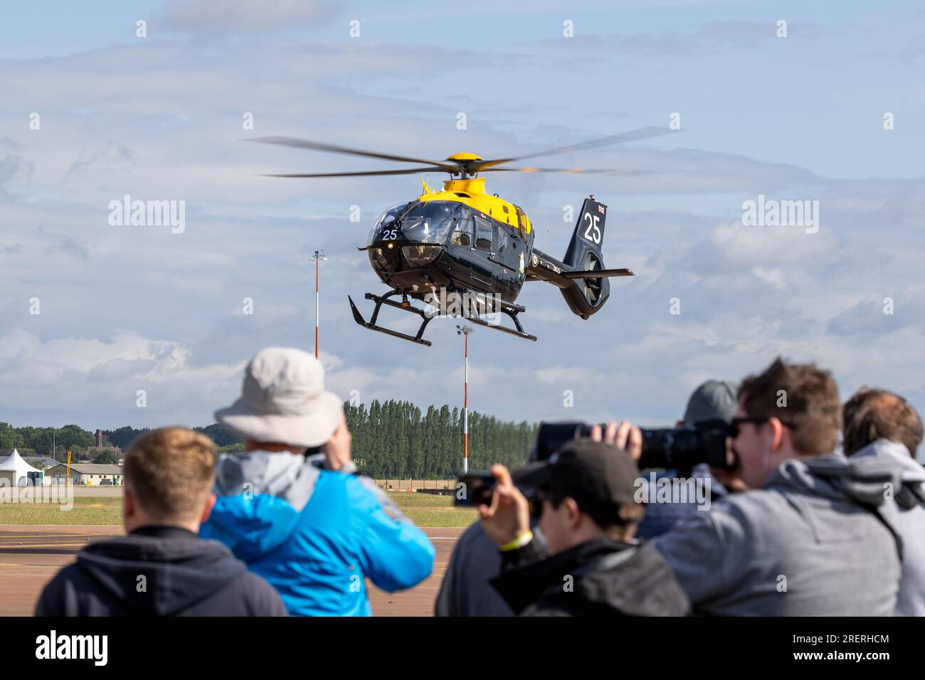 Royal Air Force - Juno HT1 training helicopter arriving at RAF Fairford ...
