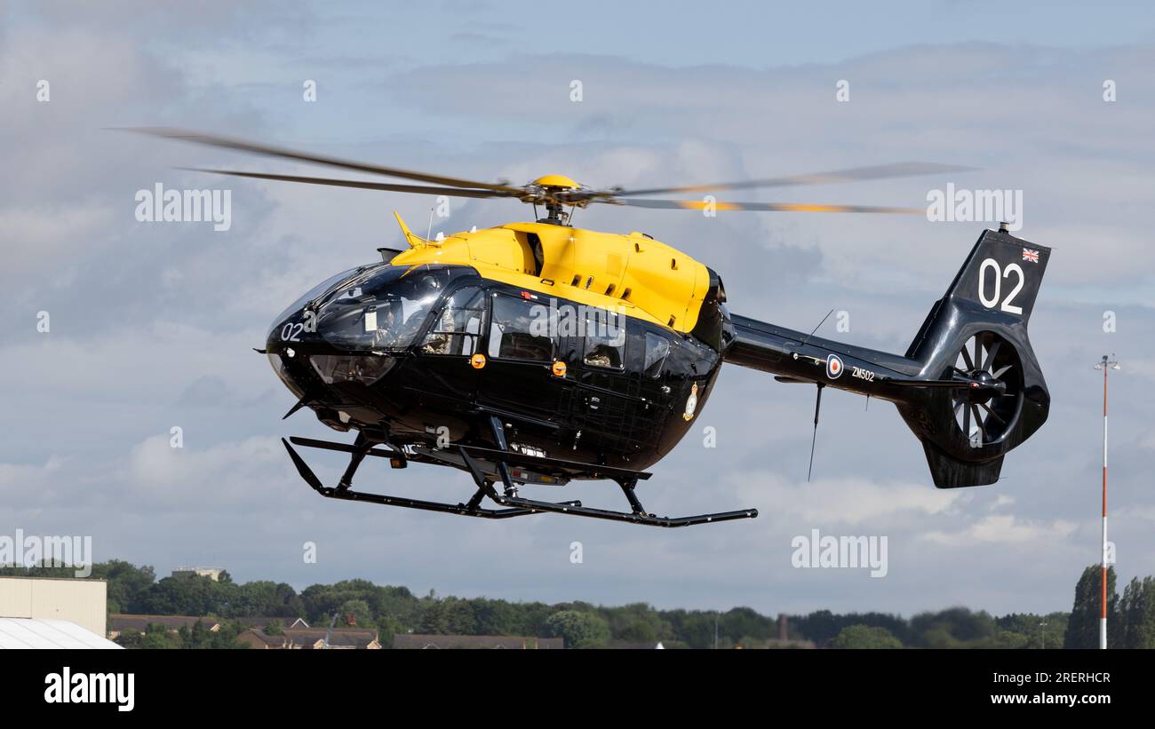 Royal Air Force - Juno HT1 training helicopter arriving at RAF Fairford ...
