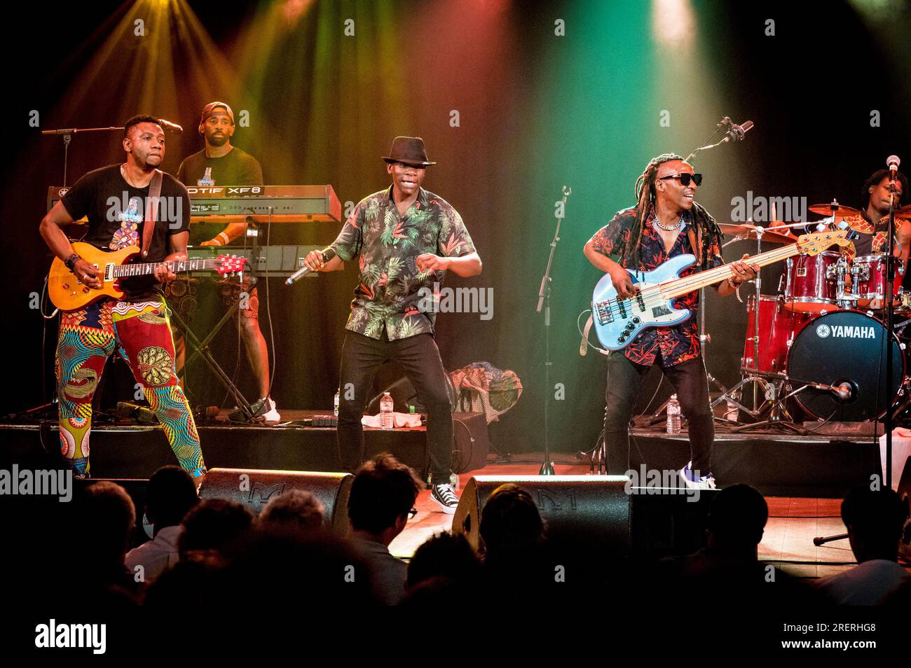 Mokoomba on stage at The Apex Stock Photo - Alamy