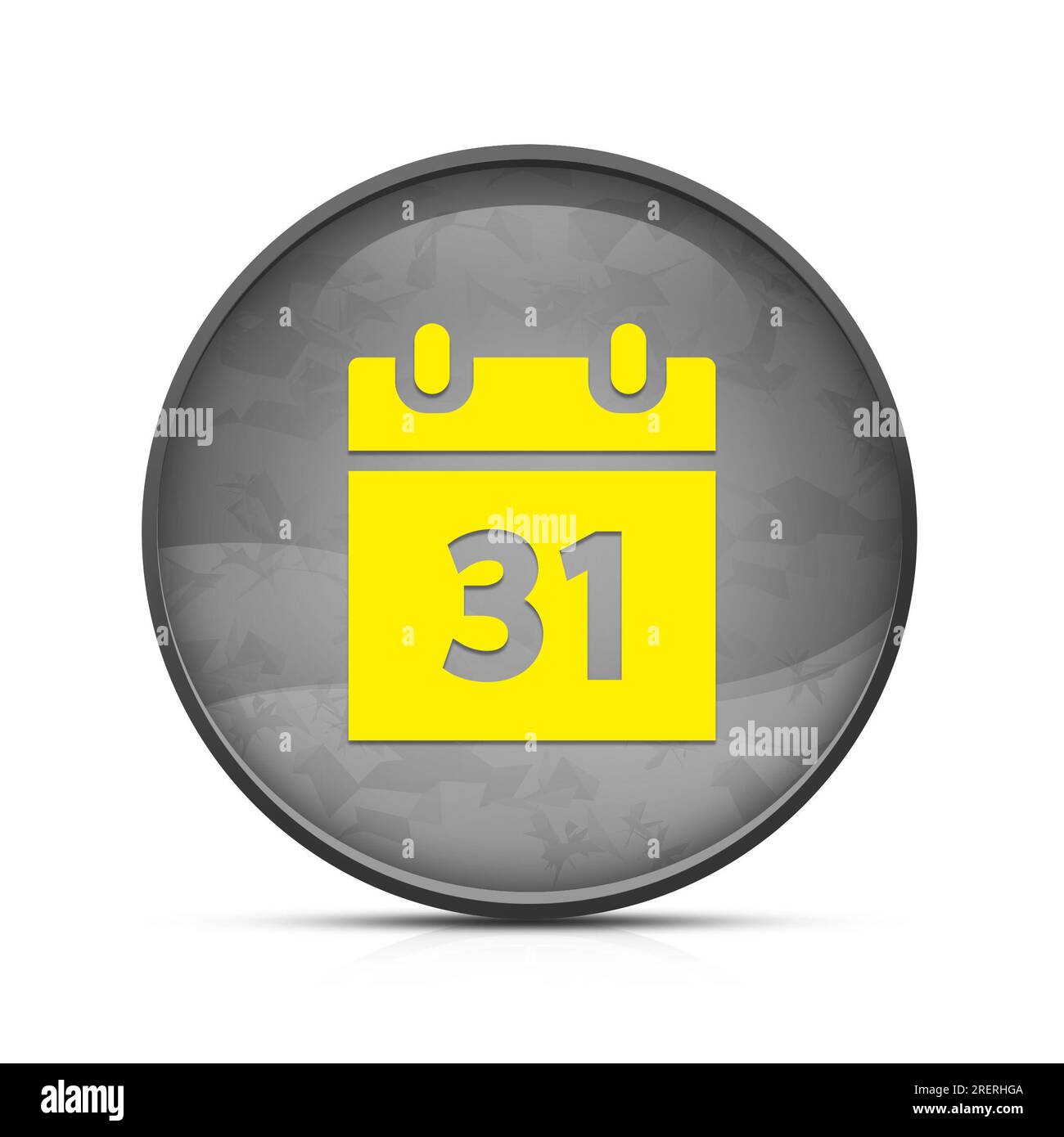 Black vector glossy calendar icon Cut Out Stock Images & Pictures - Alamy