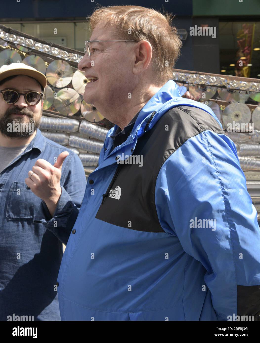 Firefighter talking to family hi-res stock photography and images - Alamy
