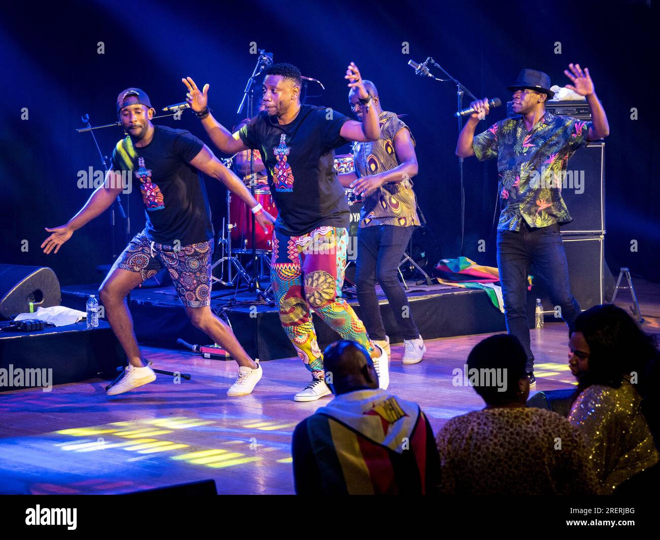 Mokoomba on stage at The Apex Stock Photo - Alamy