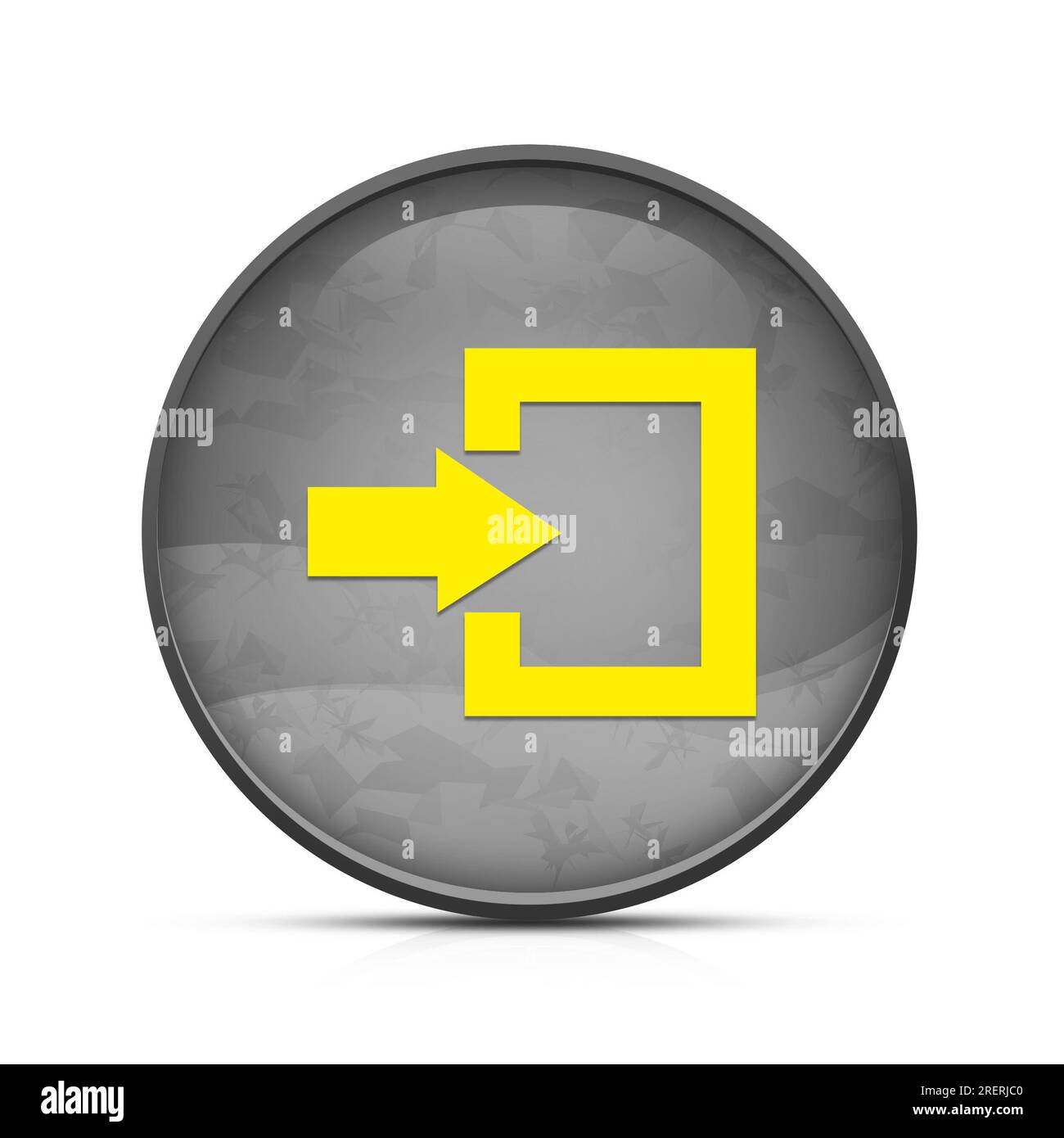 illustration of login icon on white background Stock Photo - Alamy