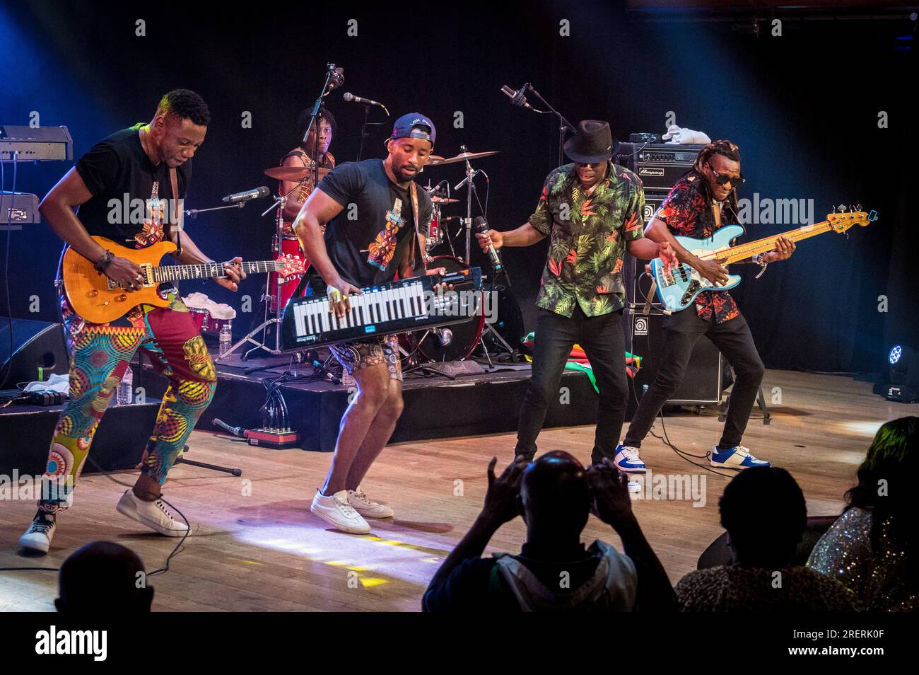 Mokoomba on stage at The Apex Stock Photo - Alamy