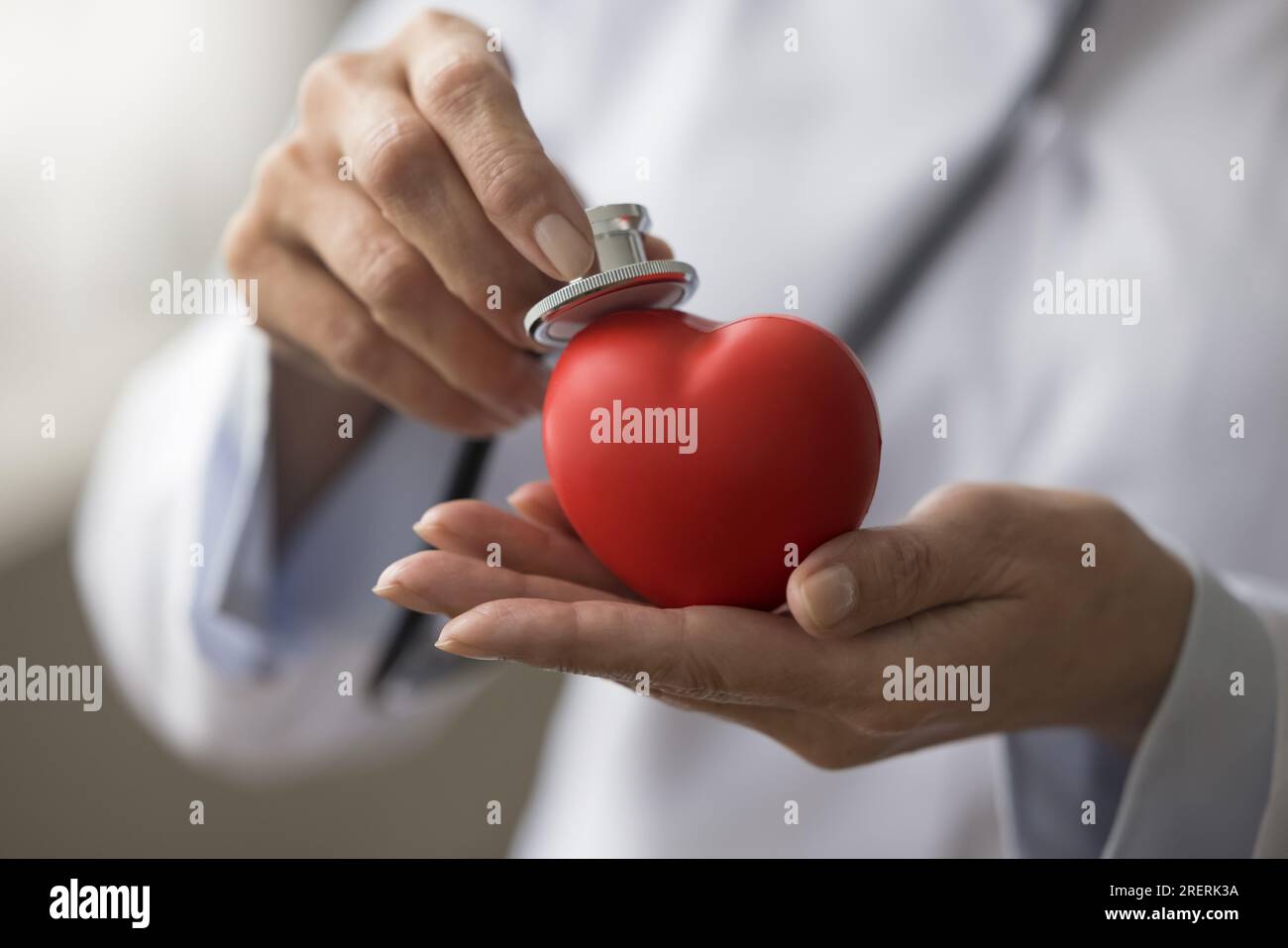 Hands female doctor applying red hi-res stock photography and images ...