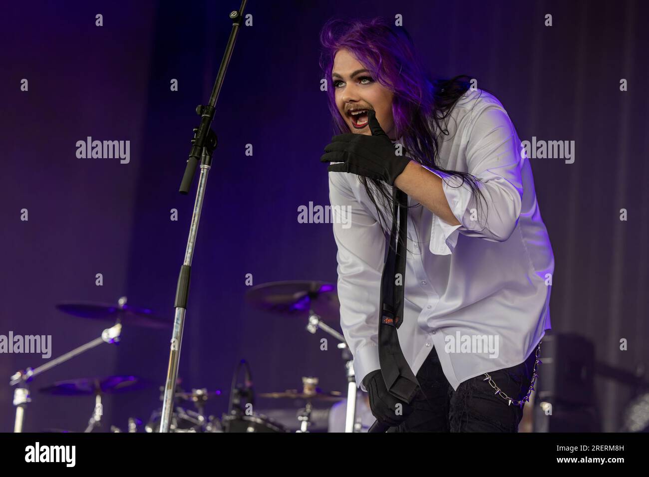 Twin Lakes, USA. 28th July, 2023. Kim Dracula (Samuel Wellings) during ...