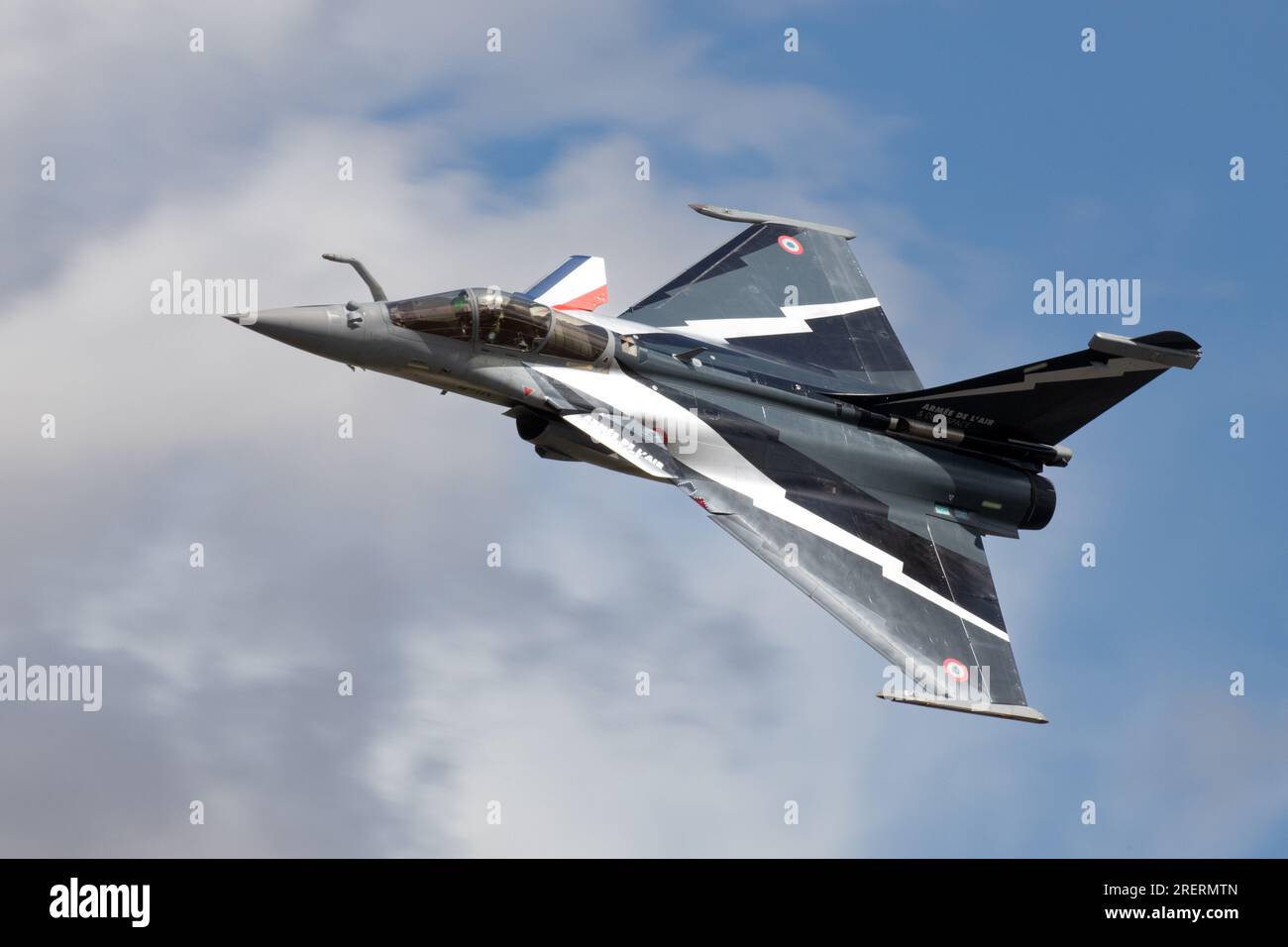 French Air Force Dassault Rafale C leaving the Royal International Air ...