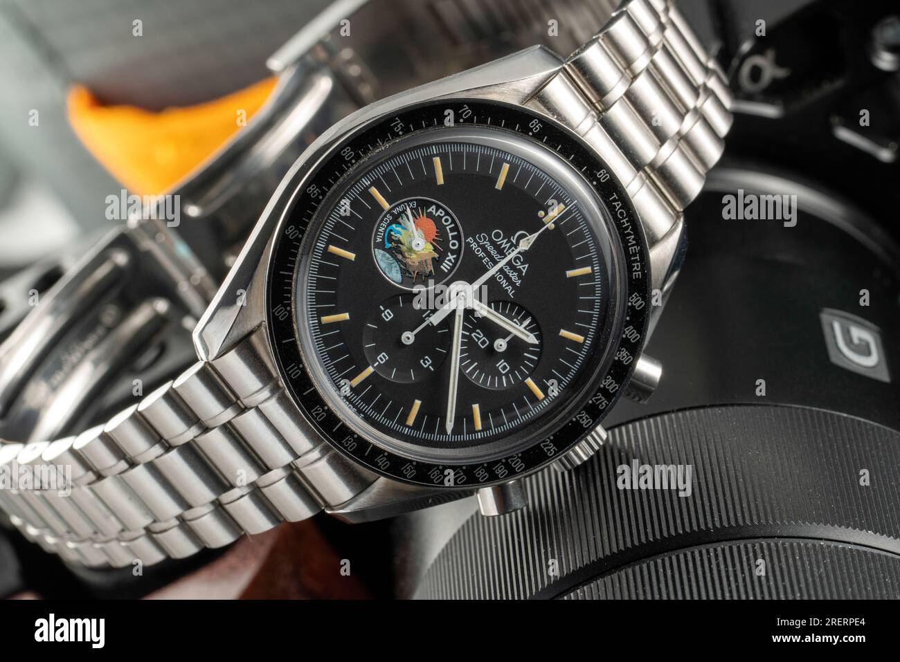 Omega Speedmaster Apollo XIII 3595.52 201027 Stock Photo - Alamy