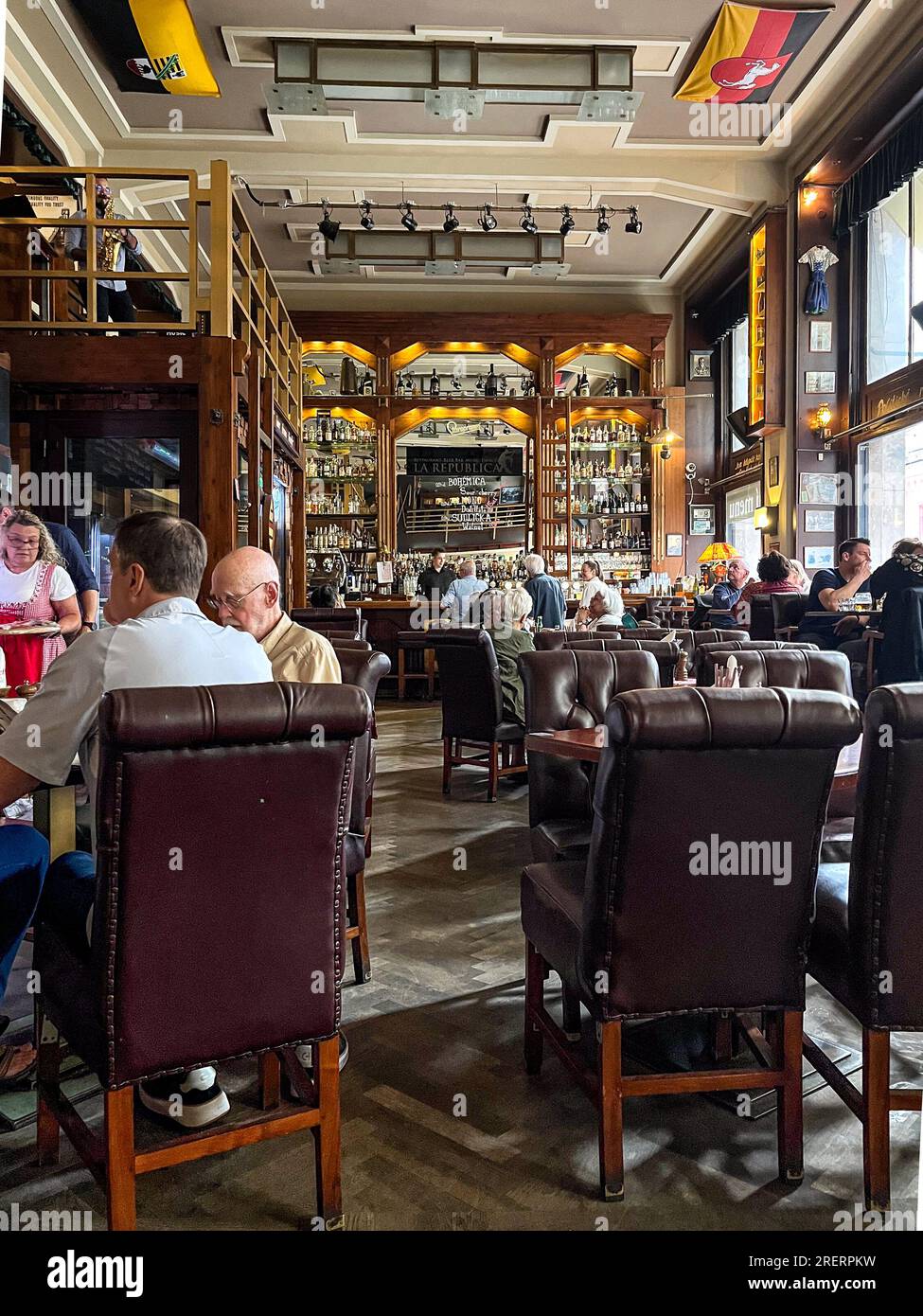 Prague bar prague restaurant inside interior restaurant hi-res stock ...