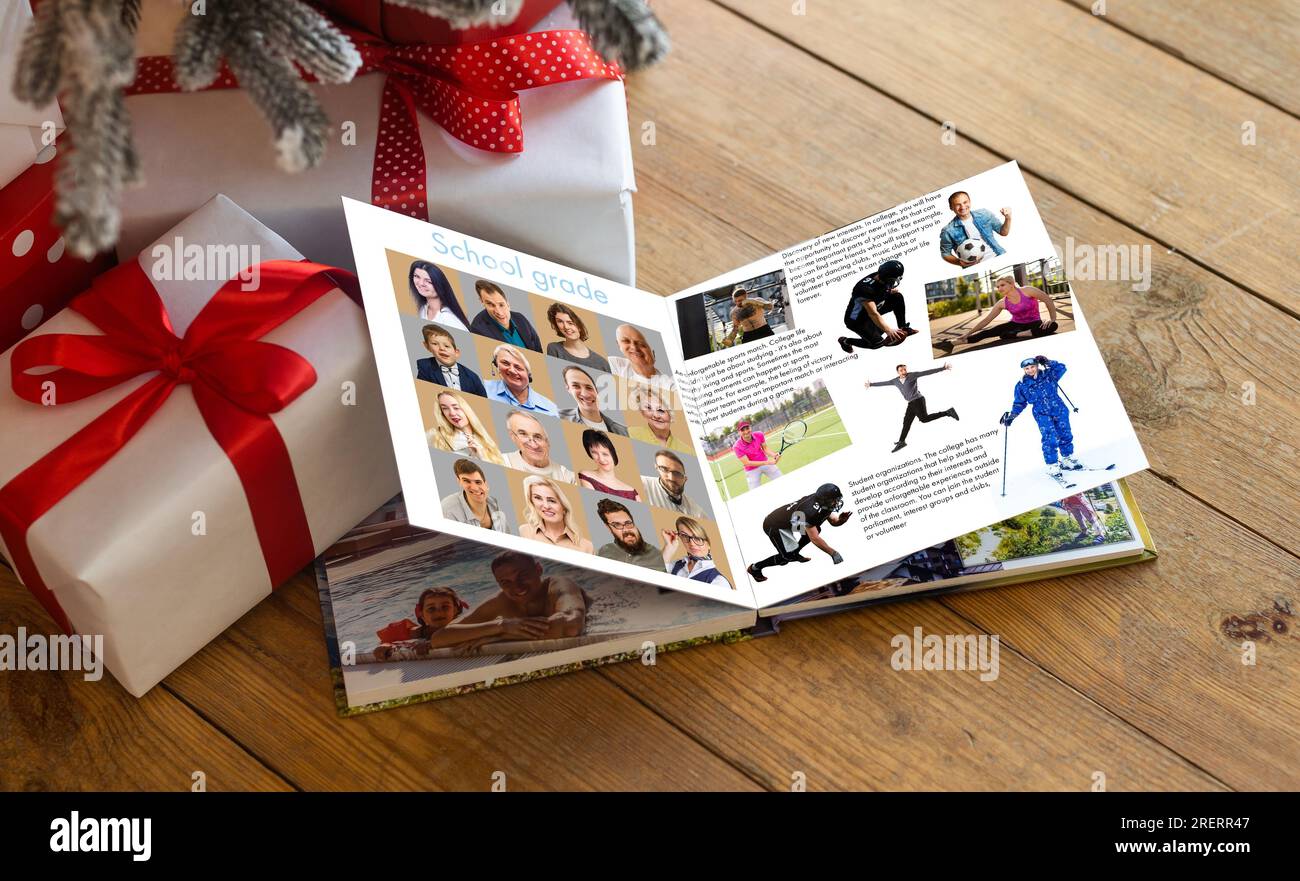 school graduation photo album, student Stock Photo - Alamy