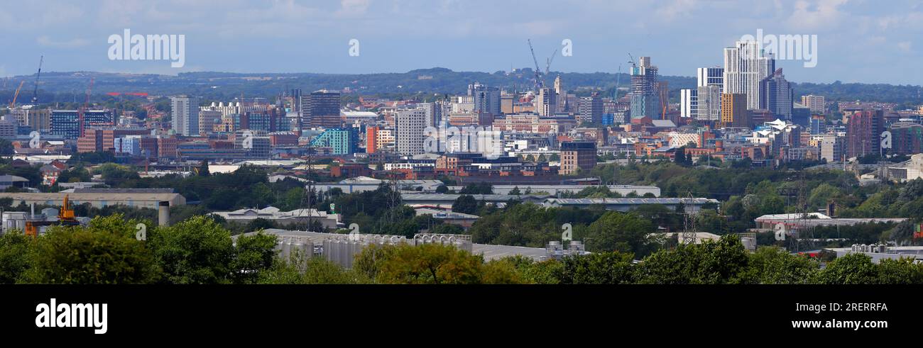 A view of Leeds City Skyline Stock Photo - Alamy