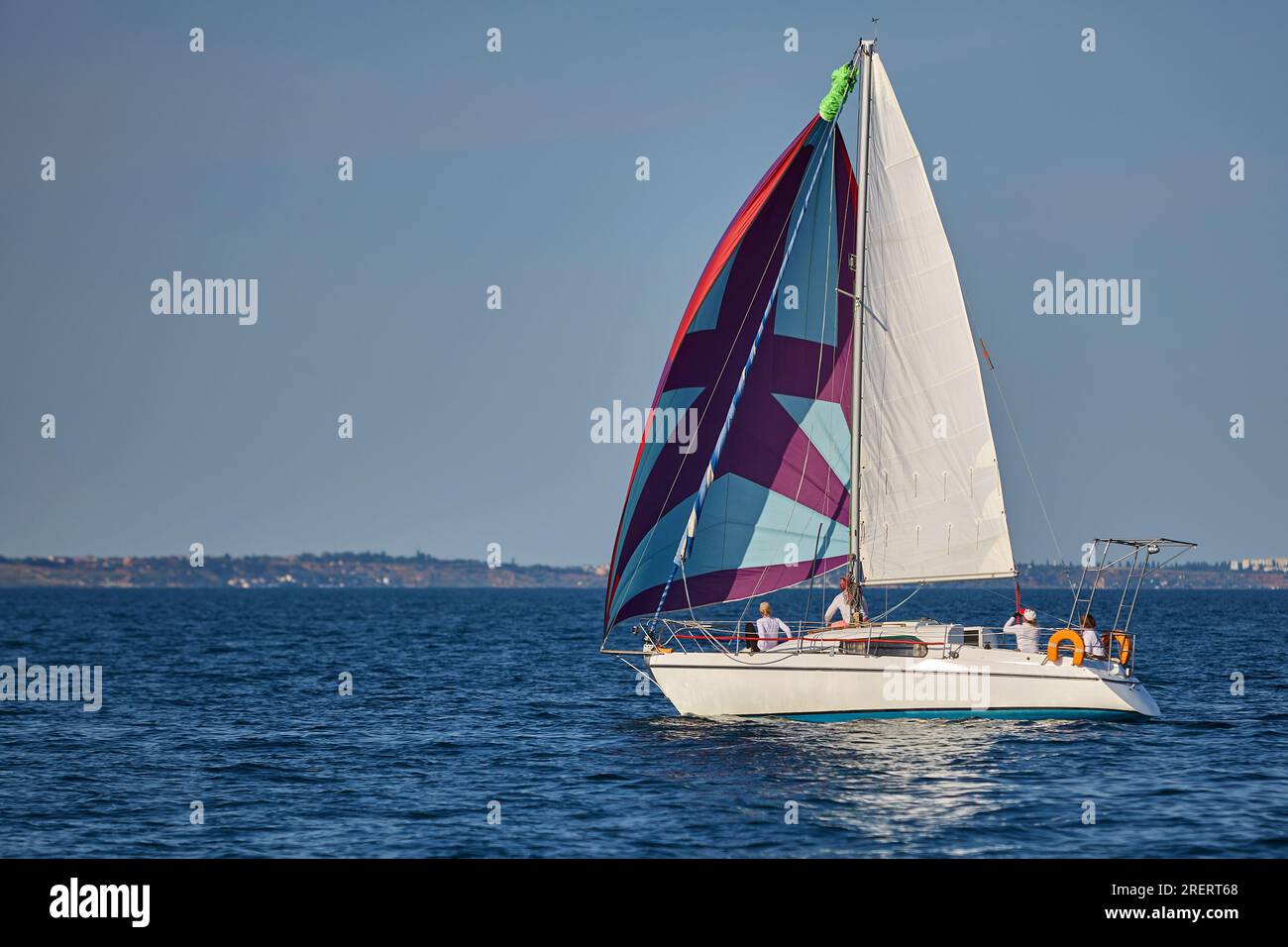 Sailing yacht regatta. Many sailing yachts in a row. sailing yachts ...