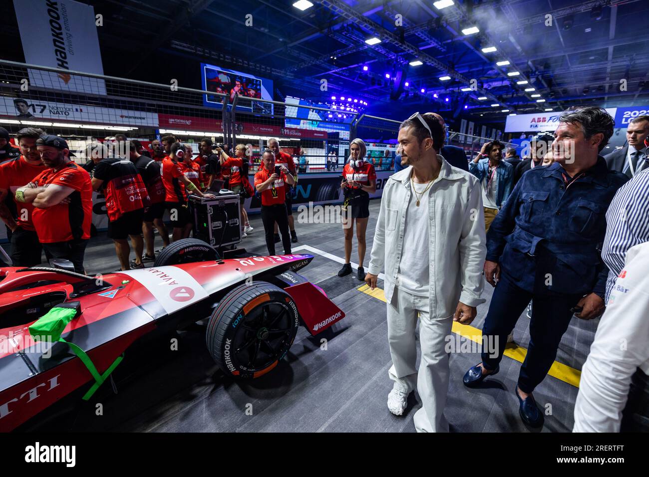 Orlando Bloom, actor, portrait on the starting grid, grille de depart ...