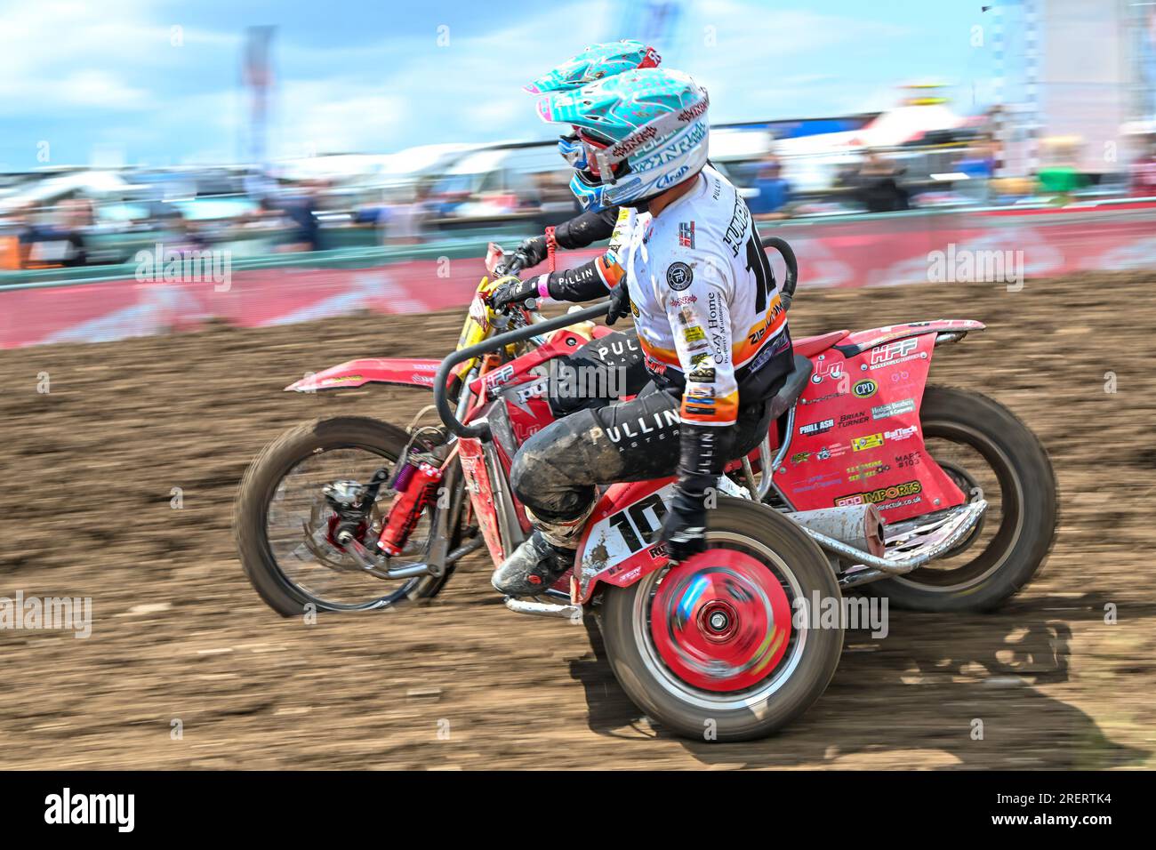 Salisbury, UK. 29th July, 2023. Dan FODEN and Ryan HUMPHREY during free ...