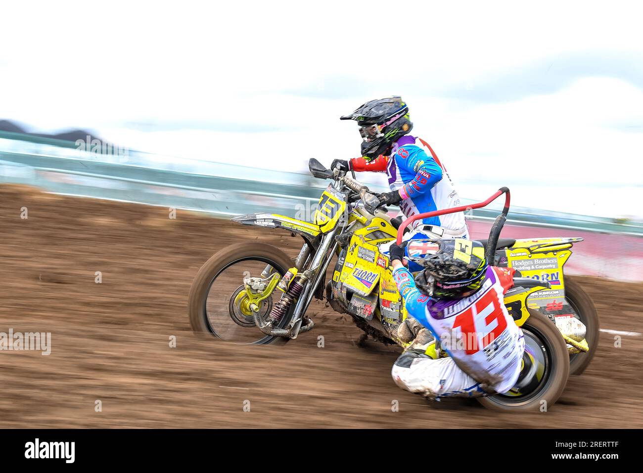 Salisbury, UK. 29th July, 2023. Michael HODGES and Jack WILKINSON ...