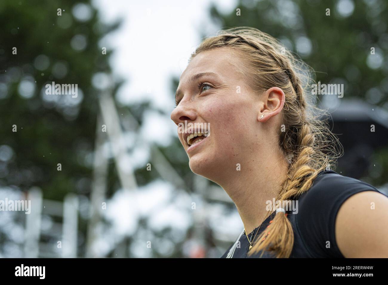 Breda, Nederland. 29th July, 2023. BREDA, 28-07-2023, Atletiekbaan ...