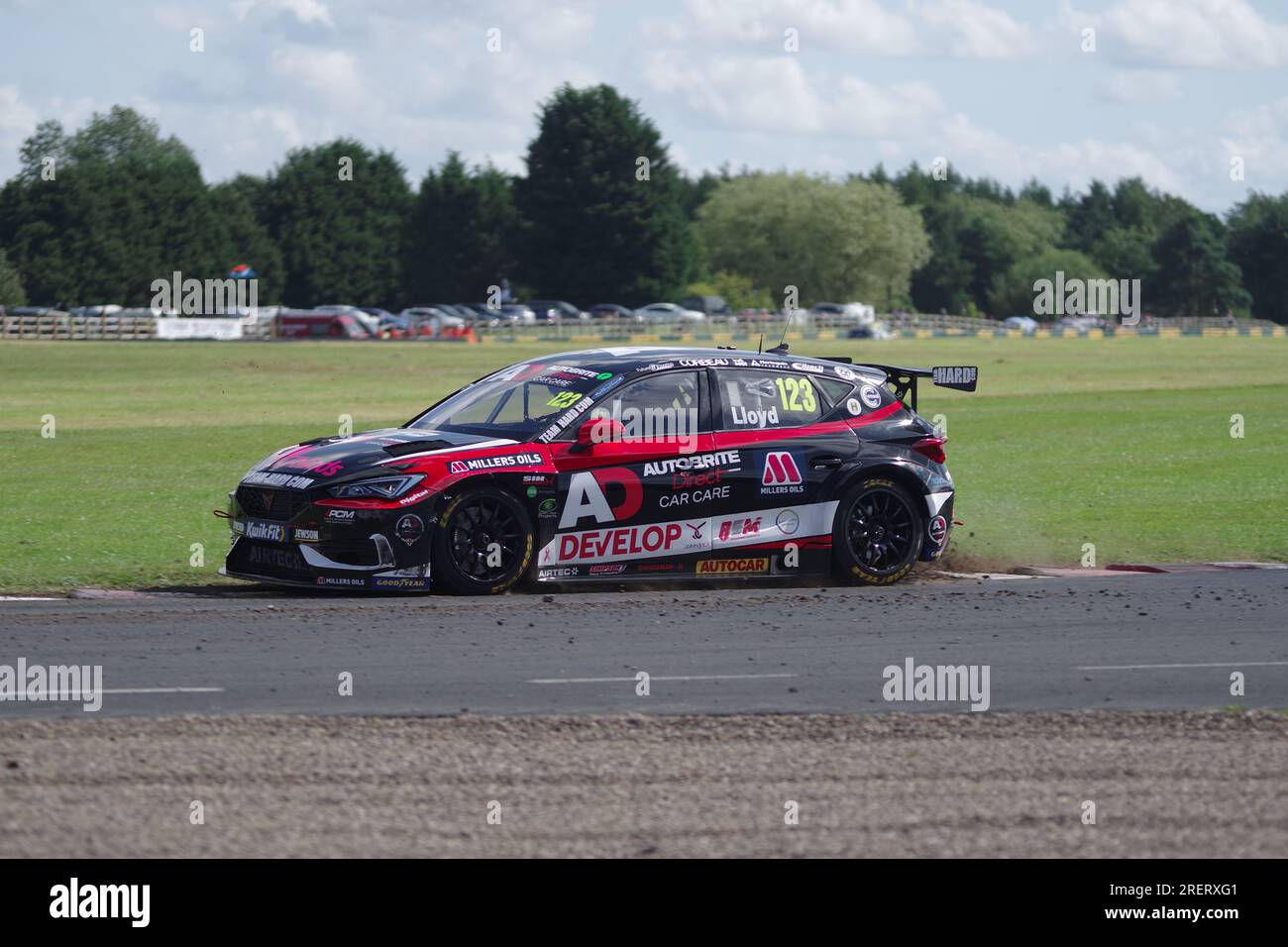 Dalton on Tees, 29 July 2023. Dan Lloyd driving a Cupra Leon for ...