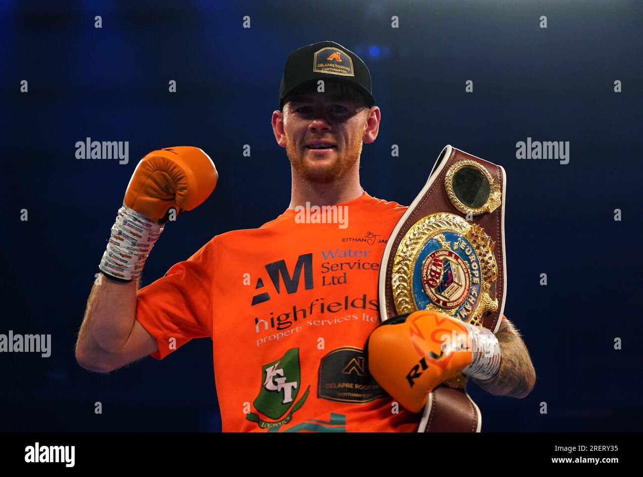 Eithan James celebrates victory against James Moorcroft (not pictured ...