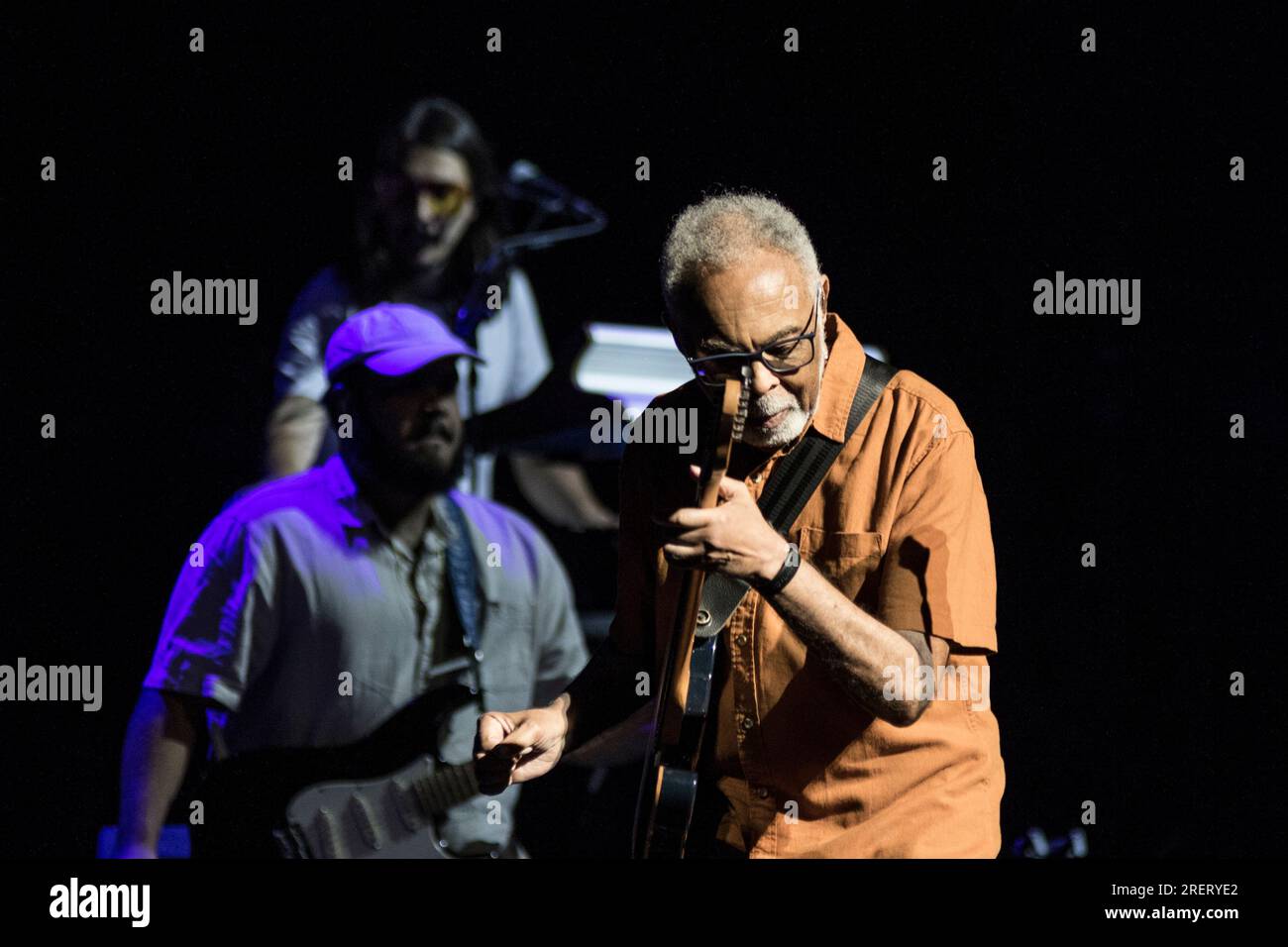 Gilberto gil the legendary brazilian singer hi-res stock photography ...