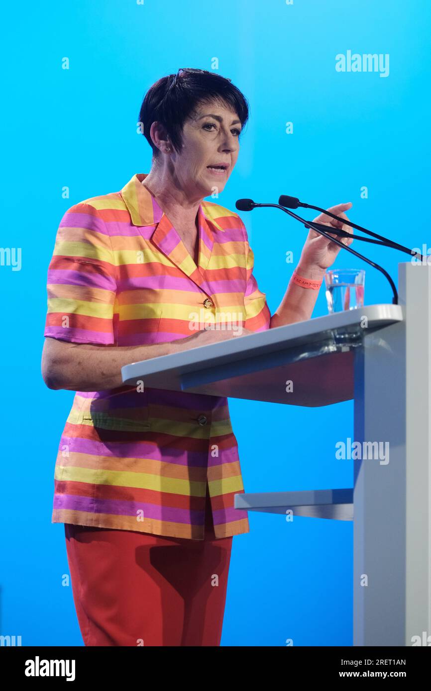 Magdeburg, Germany. 29th July, 2023. Christine Anderson, candidate for ...