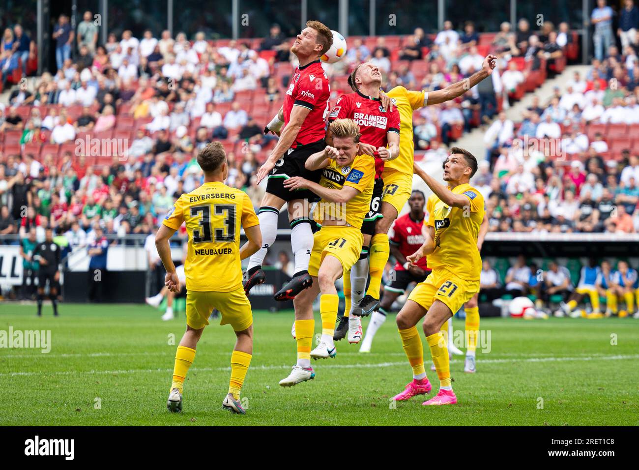 29 July 2023, Lower Saxony, Hanover: Soccer: 2nd Bundesliga, Hannover ...