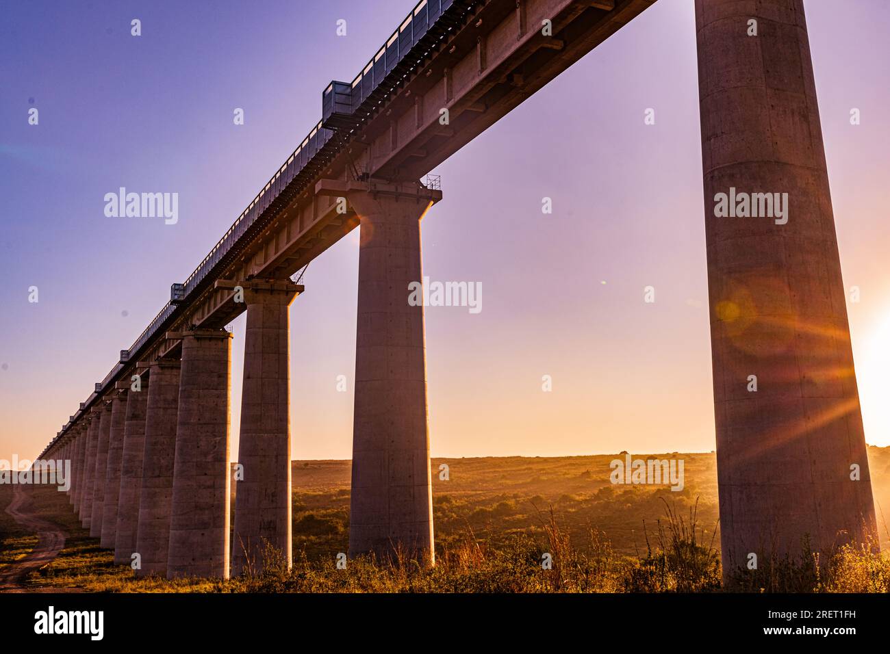 Nairobi National Park Kenya Standard Gauge Railway Line SGR Bridge ...