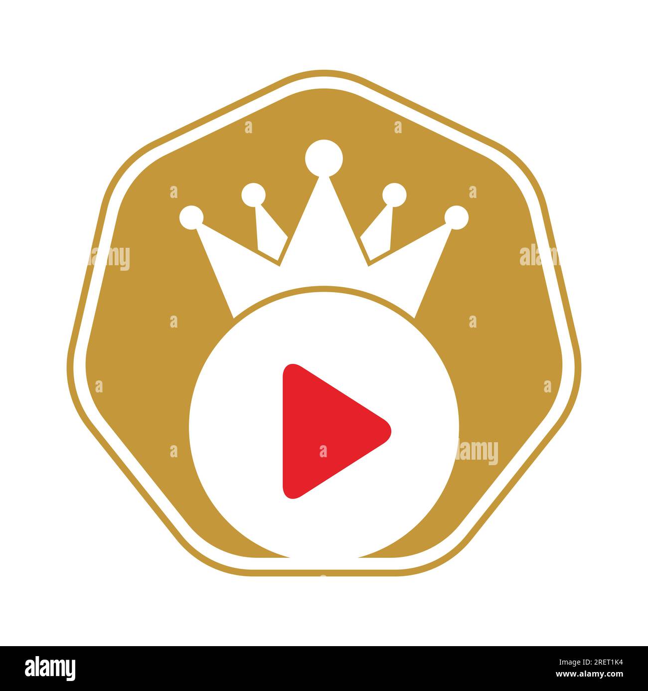 King Video vector logo design template. Royal film logo design vector ...