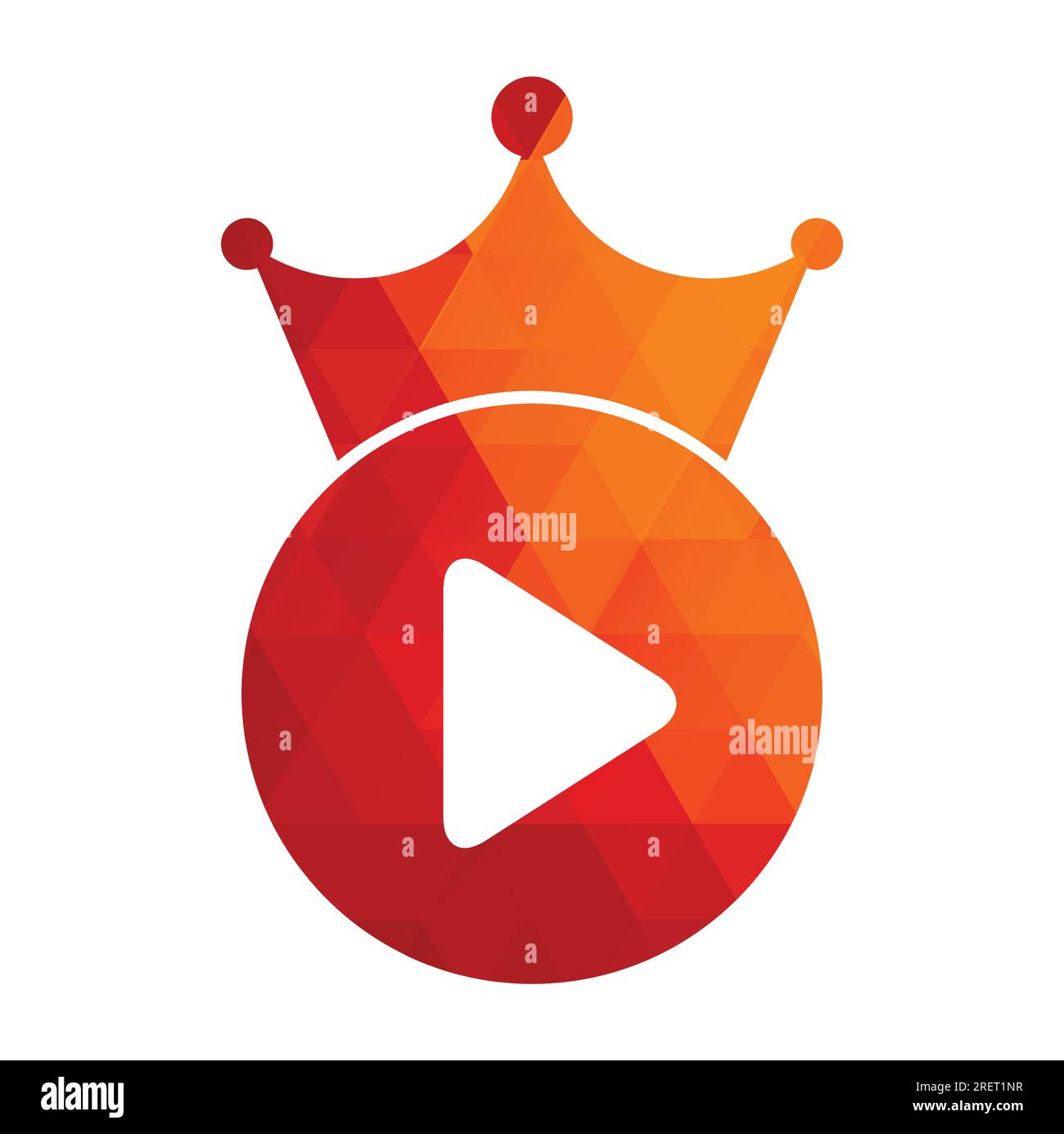 King Video vector logo design template. Royal film logo design vector ...