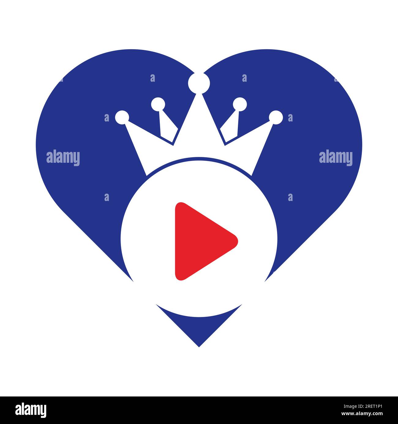 King Video vector logo design template. Royal film logo design vector ...