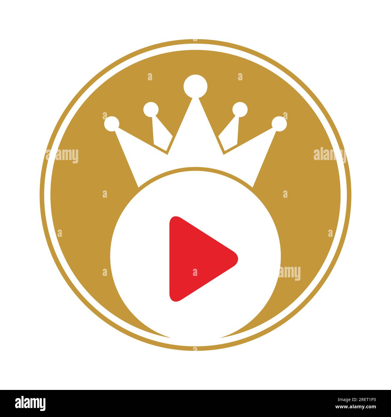 King Video vector logo design template. Royal film logo design vector ...