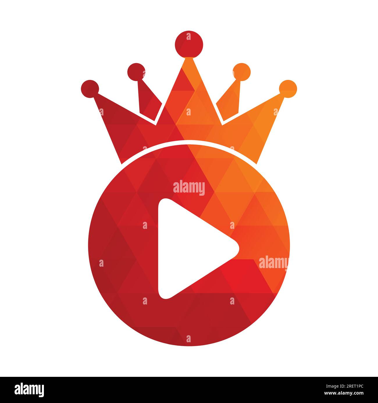 King Video vector logo design template. Royal film logo design vector ...