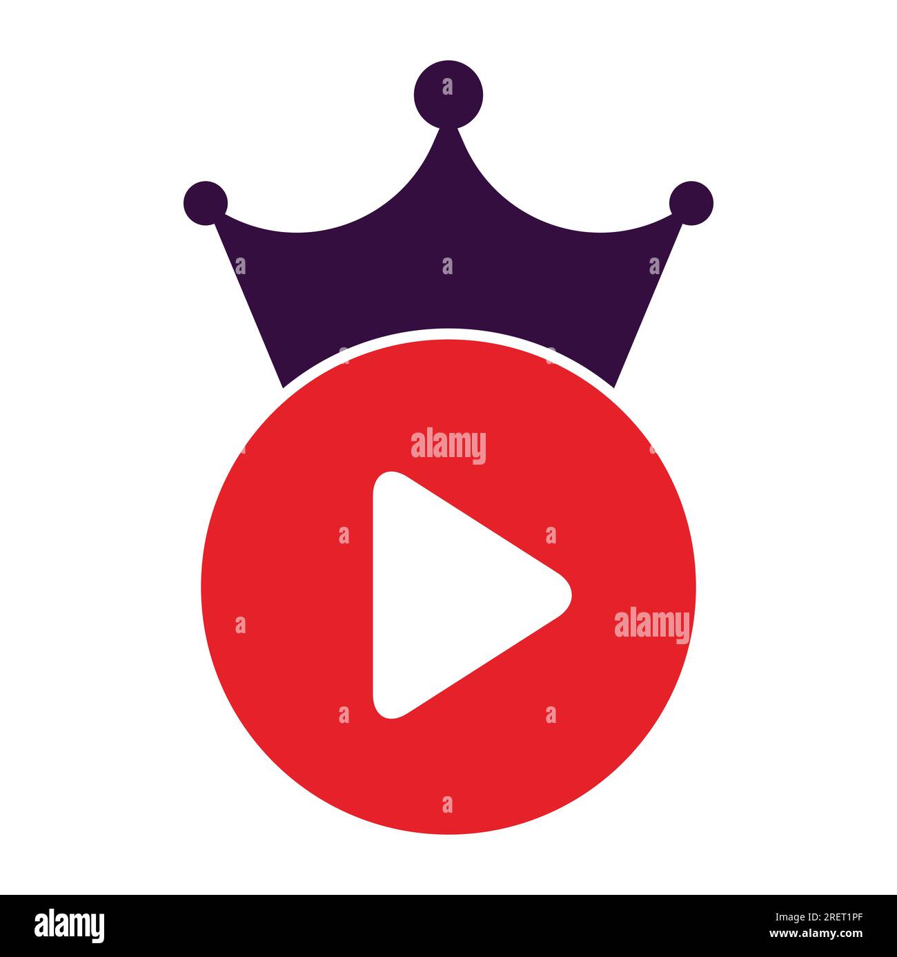 King Video vector logo design template. Royal film logo design vector ...