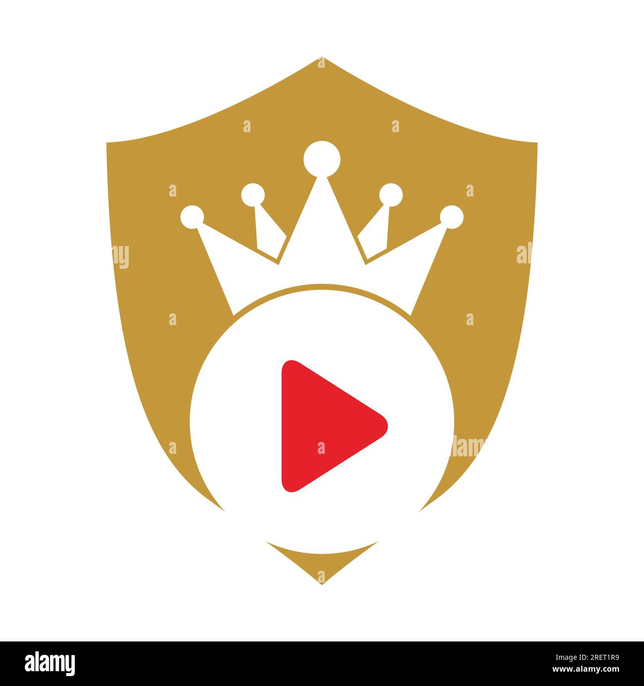 King Video vector logo design template. Royal film logo design vector ...