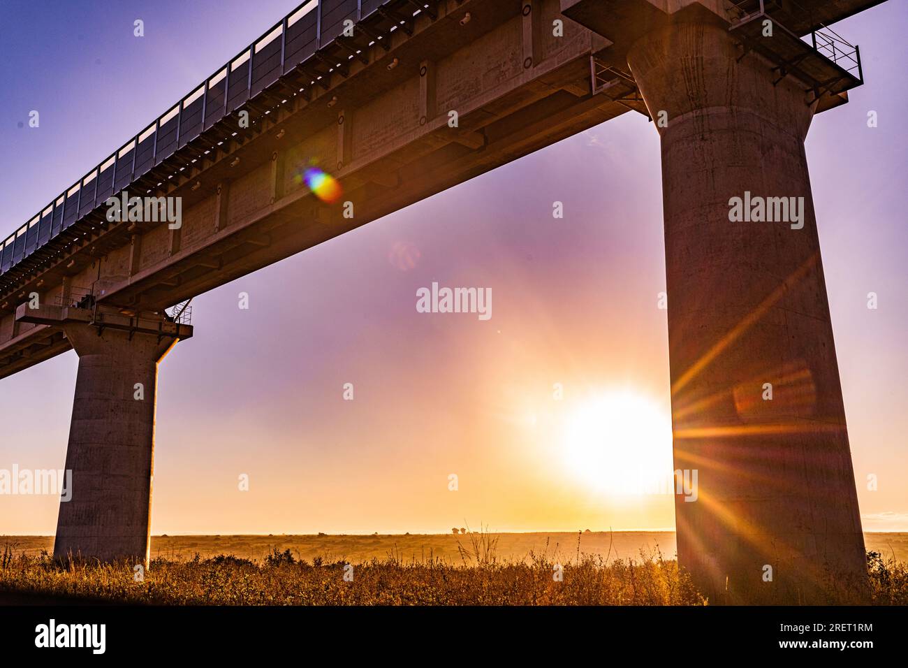Nairobi National Park Kenya Standard Gauge Railway Line SGR Bridge ...