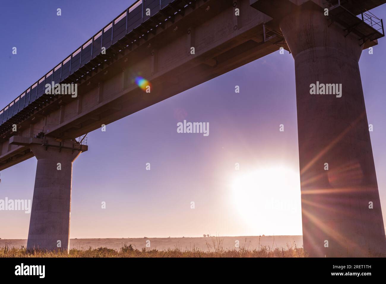 Nairobi National Park Kenya Standard Gauge Railway Line SGR Bridge ...