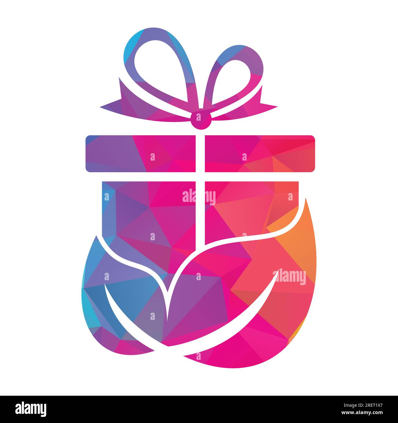 Gift Leaf logo concept vector. Nature Gift Logo Design Template. Unique ...