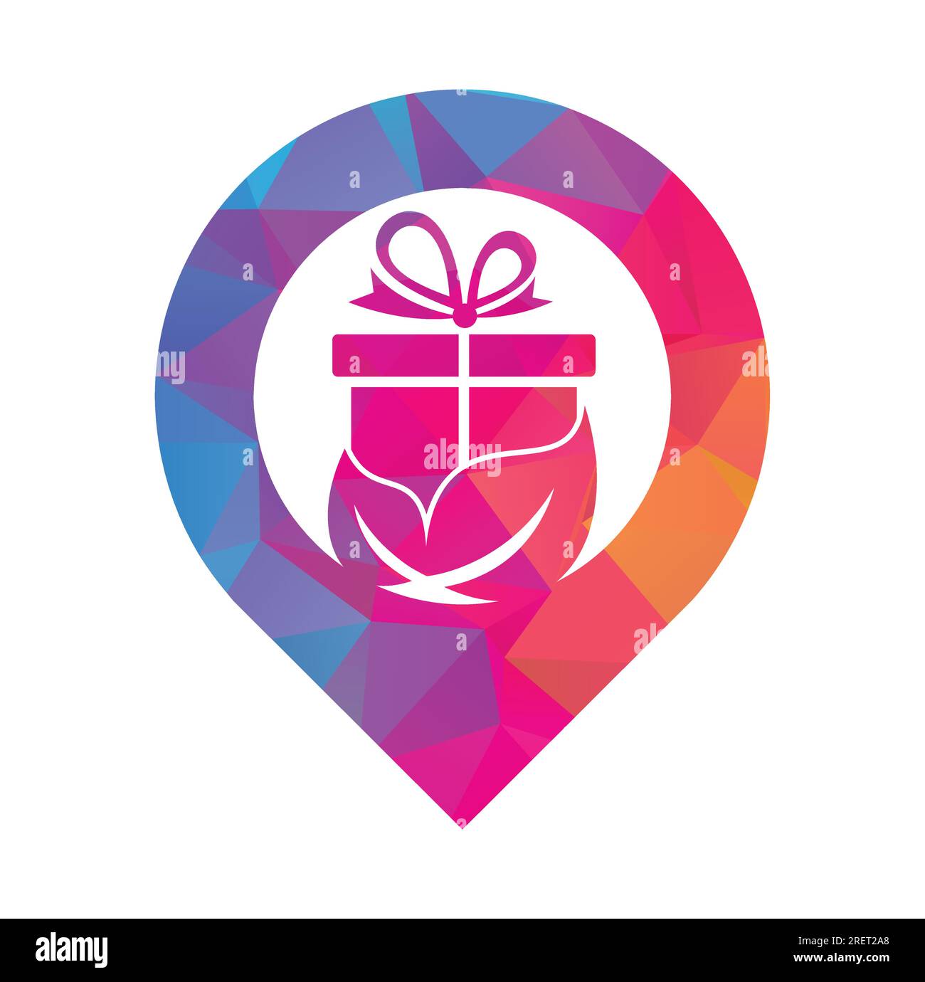 Gift Leaf logo concept vector. Nature Gift Logo Design Template Stock ...