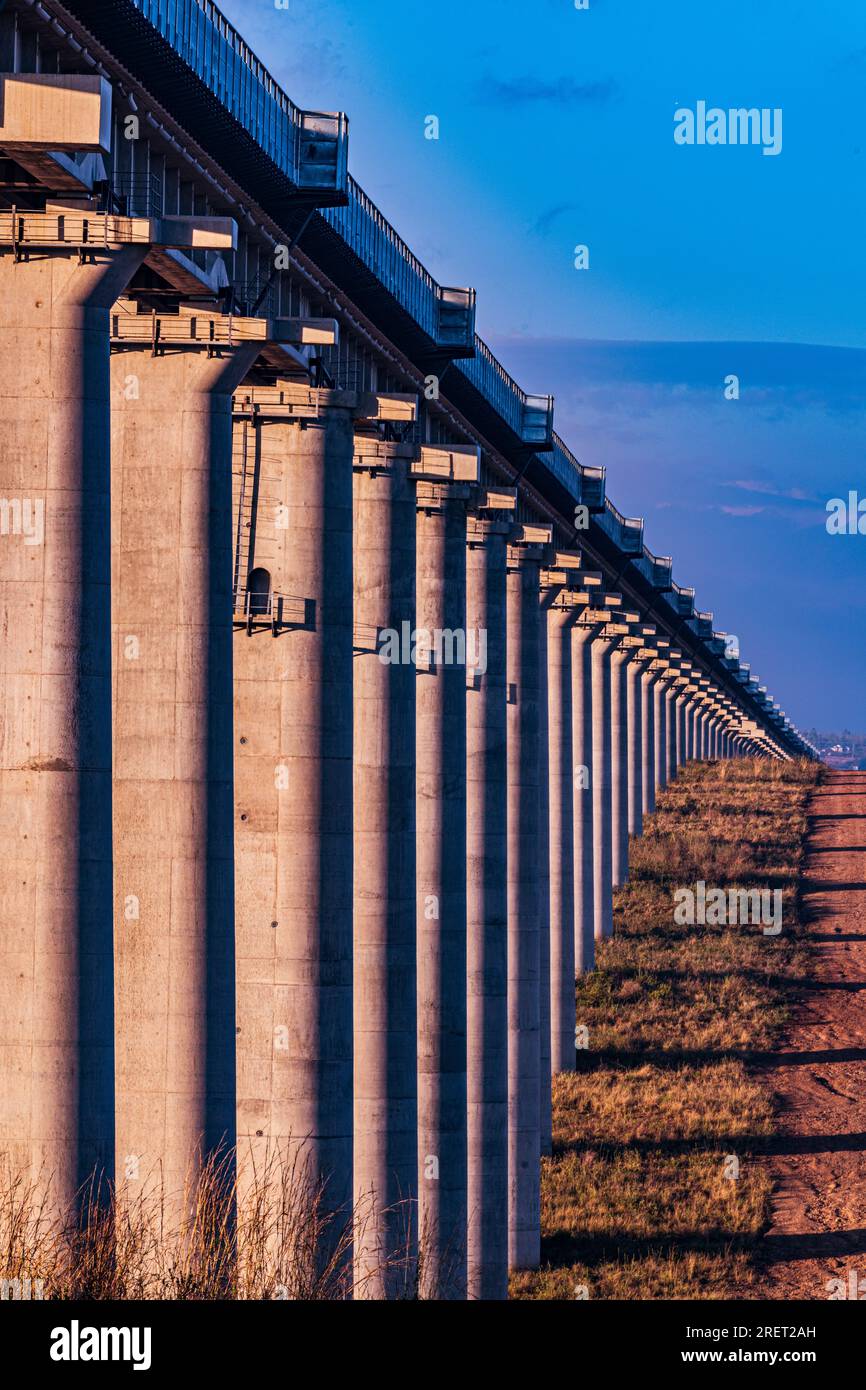 Nairobi National Park Kenya Standard Gauge Railway Line SGR Bridge ...